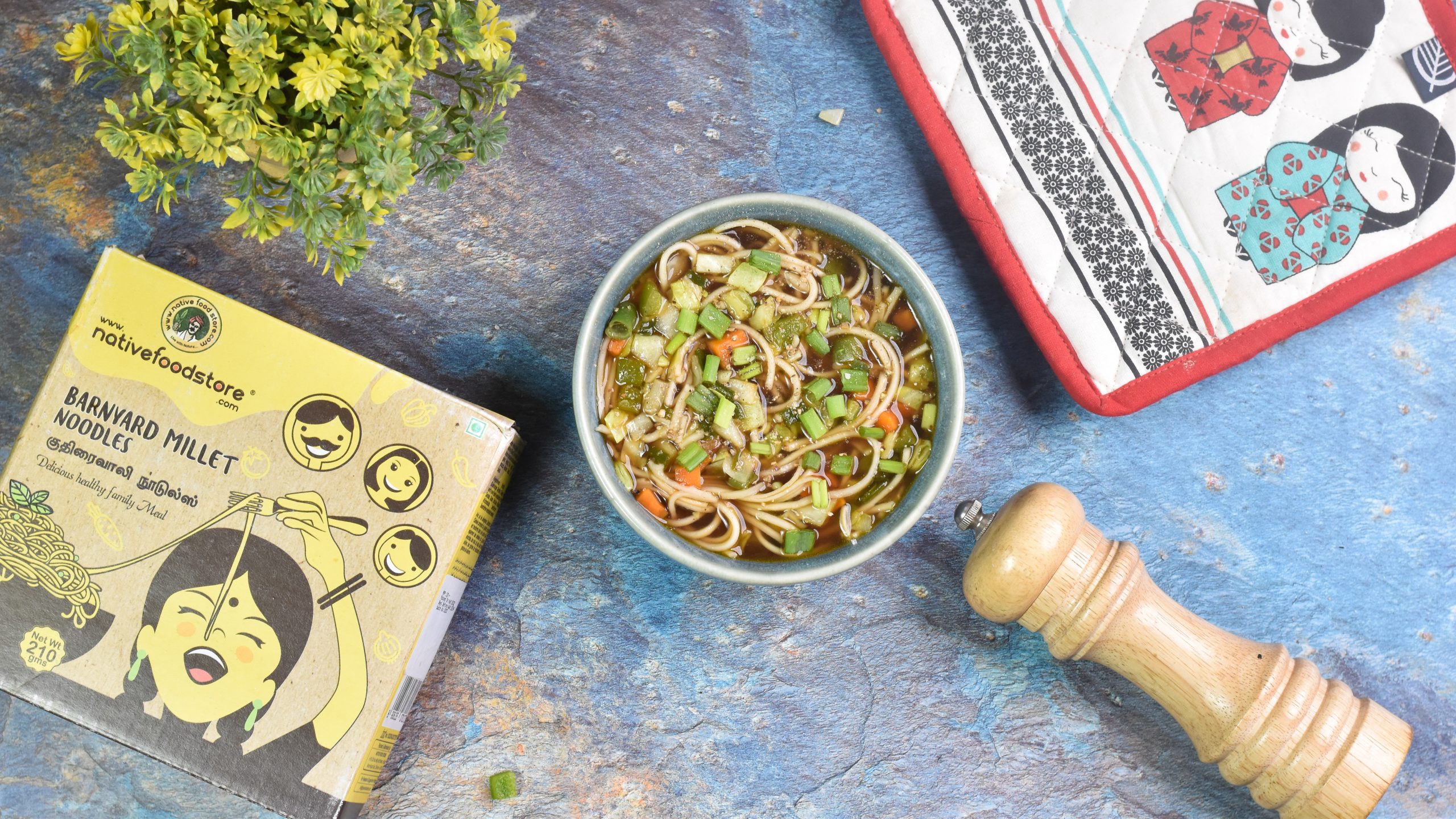 Healthy Barnyard Millet Noodles Soup - Native Food Store